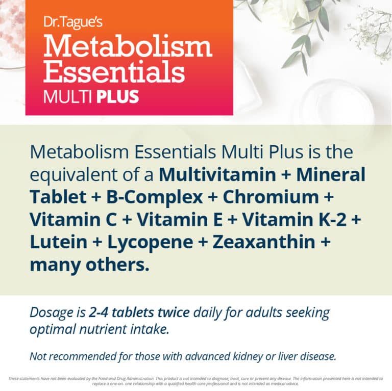 Metabolism Essentials Multi Plus-Vitamin (120 Tablets)